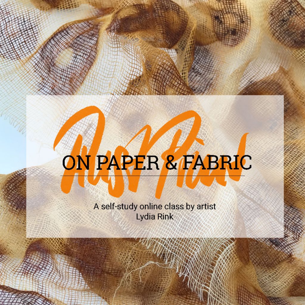 Rust Print on Paper & Fabric - Lydia Rink