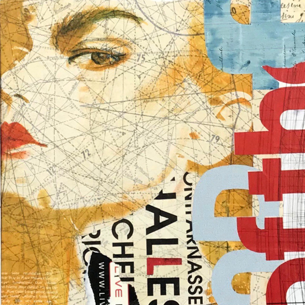 How to create visual depth in abstract collage? - Lydia Rink